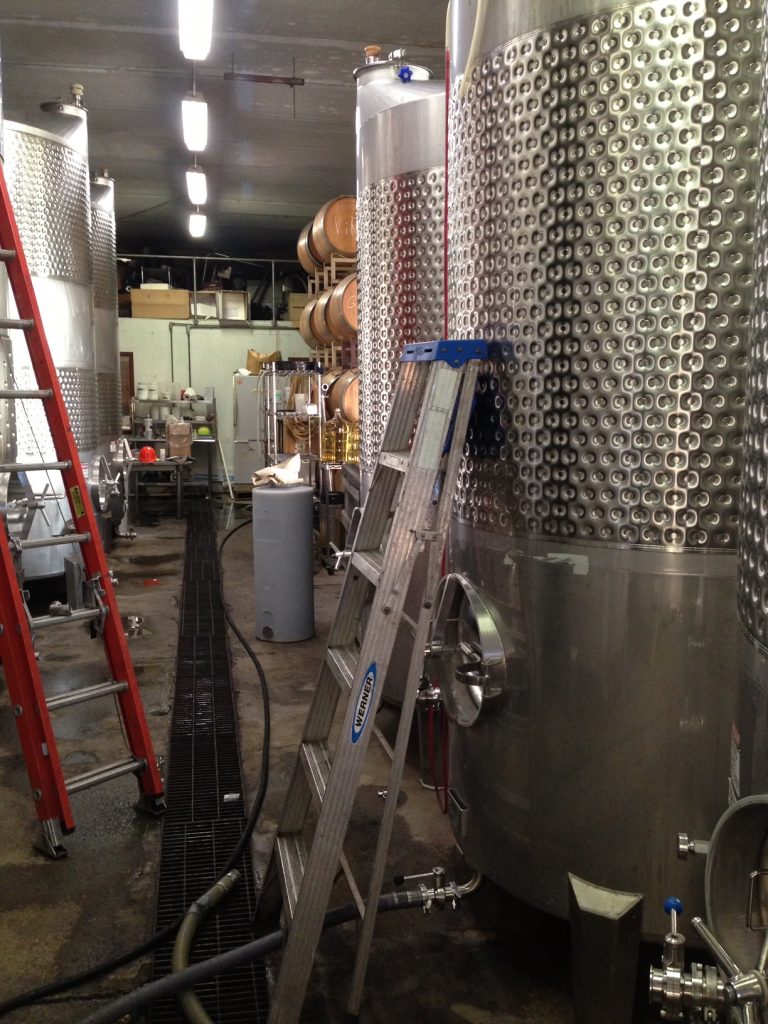 View from the Cellar - Red Newt Cellars